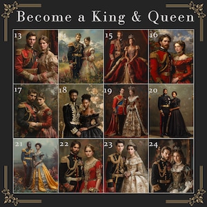 Custom Royal Portrait Oil Painting From Photo, Renaissance Portrait ...