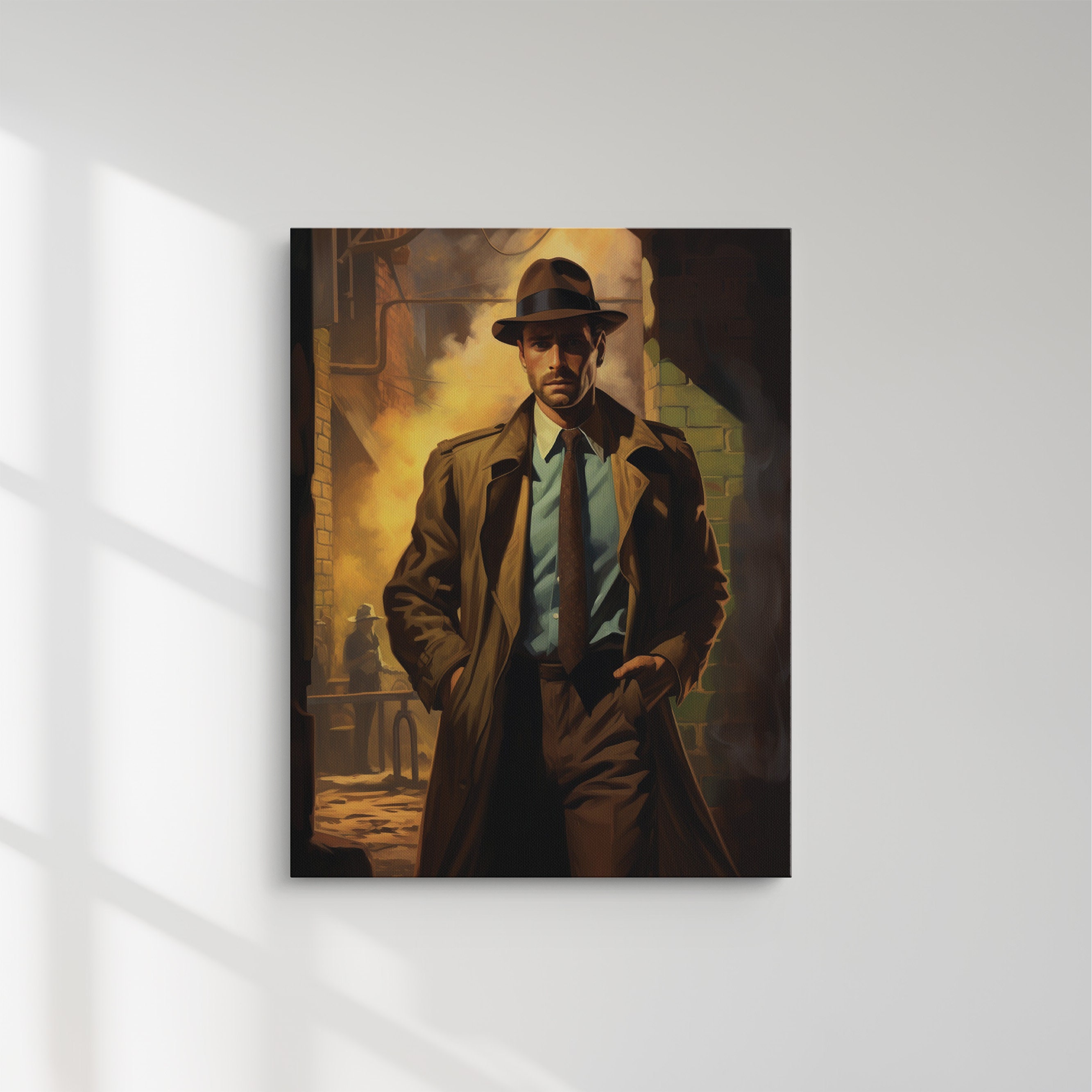 Custom Detective Portrait From Photo, Gift for Him, Boyfriend Christmas ...