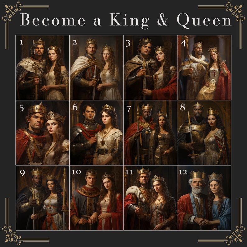 Custom Royal Portrait Oil Painting From Photo, Renaissance Portrait ...
