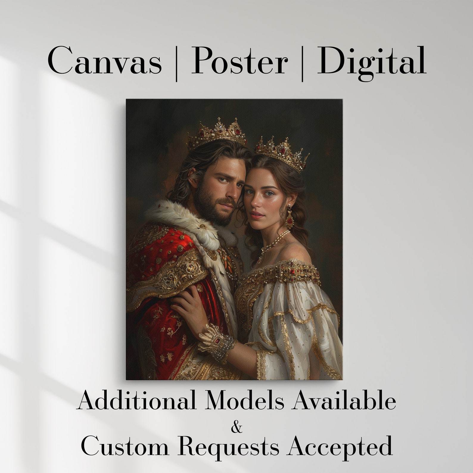 Custom Royal Portrait Oil Painting From Photo, Renaissance Portrait ...
