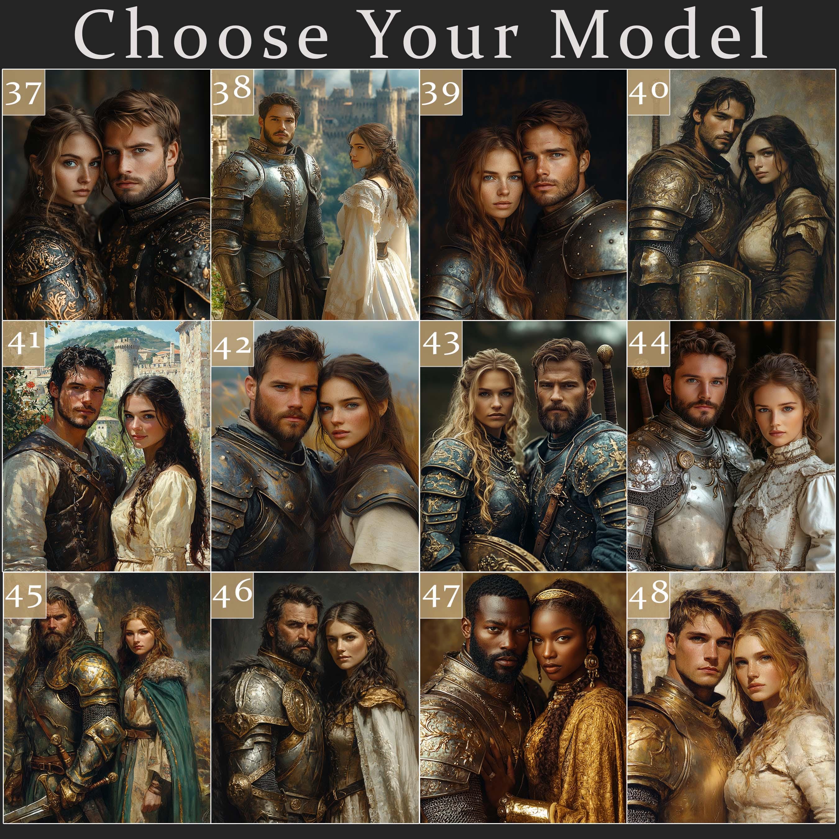 Medieval Fantasy Portrait From Photo, Custom Portrait Renaissance ...