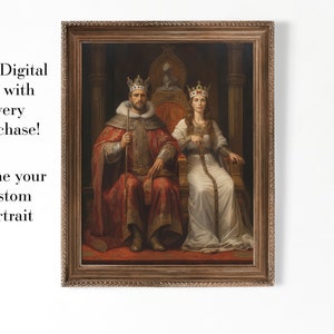 Custom Royal Portrait Oil Painting From Photo, Renaissance Portrait ...