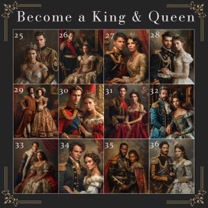 Custom Royal Portrait Oil Painting From Photo, Renaissance Portrait ...