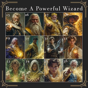 Custom Wizard Portrait Oil Painting From Photo, Custom Fantasy Portrait ...