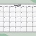 2025 Calendar, Printable, Minimalist Simple Calendar Planner, A4 Size ...