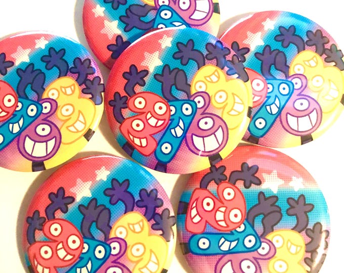 BFDI 2763 Algebralien 2.25 in Button Pin - Object Show - Etsy