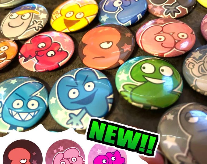 BFB X Enamel Pin BFDI - Object Show - Etsy