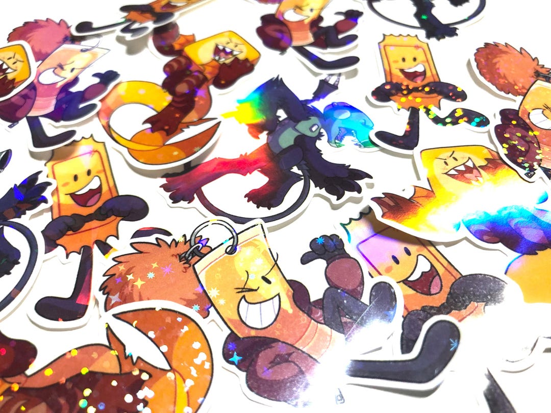 Tfmi Normal Character Holographic Stickers Object Show Etsy Canada