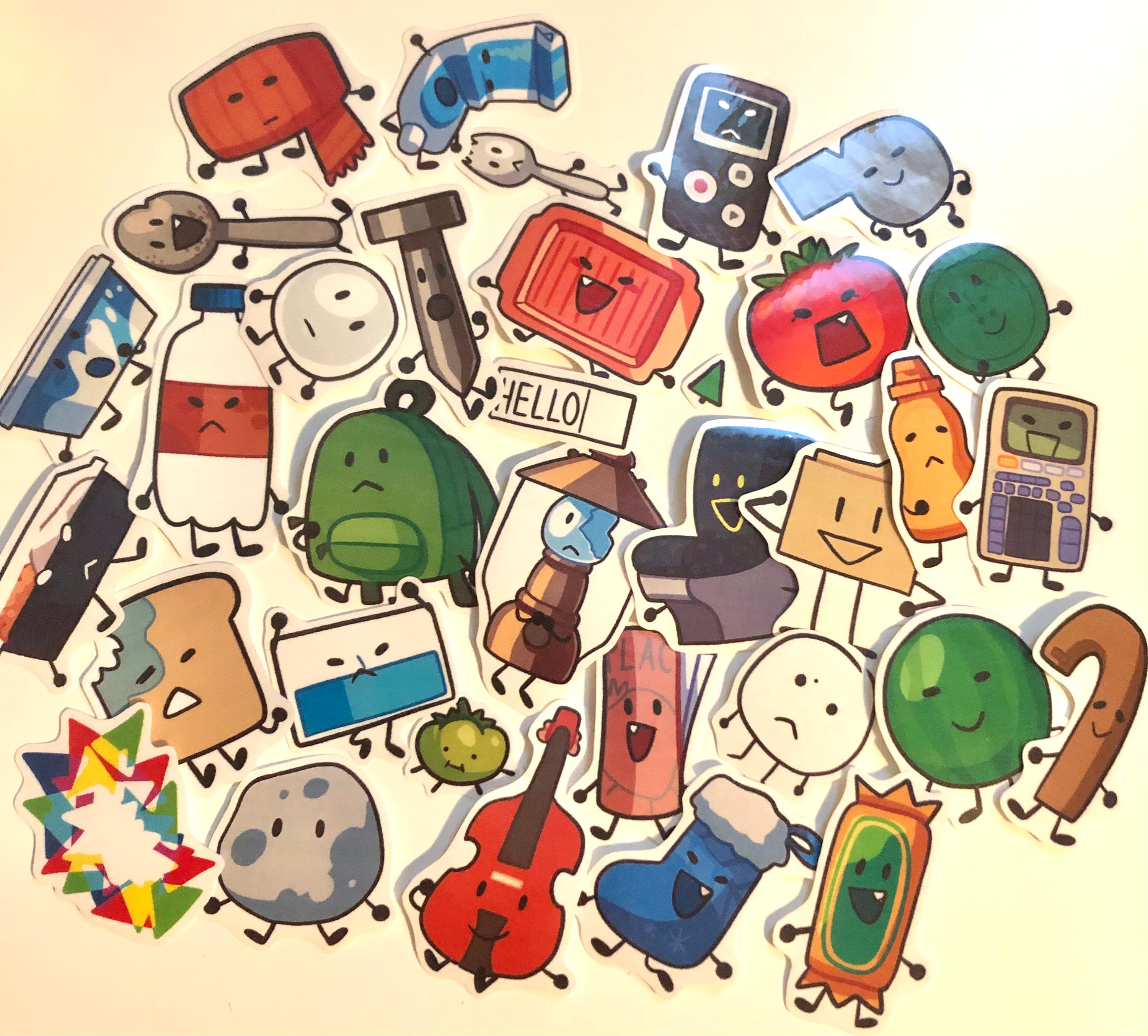 HFJONE Object Show Stickers - Etsy