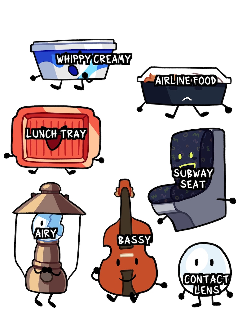 Small HFJONE Object Show Vinyl Stickers - Etsy Canada