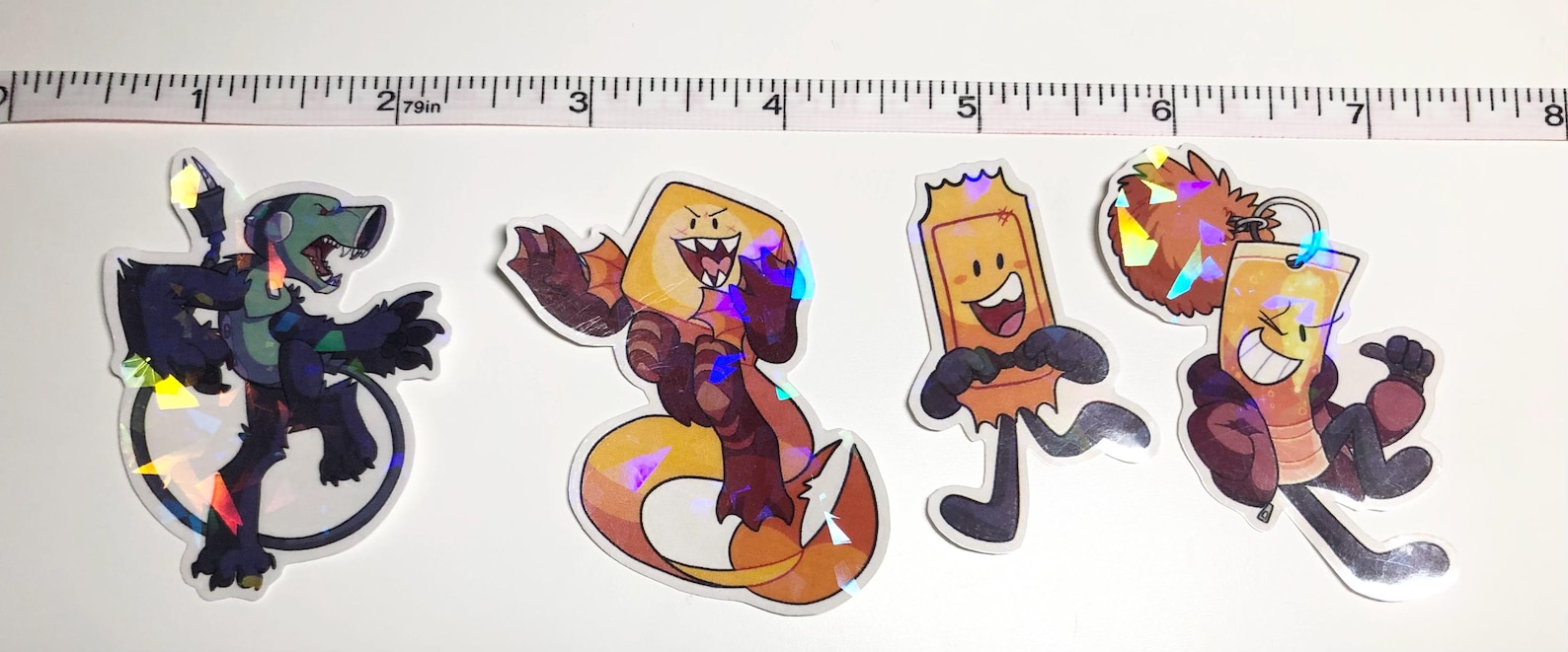 TFMI Normal Character Holographic Stickers - Object Show - Etsy Canada
