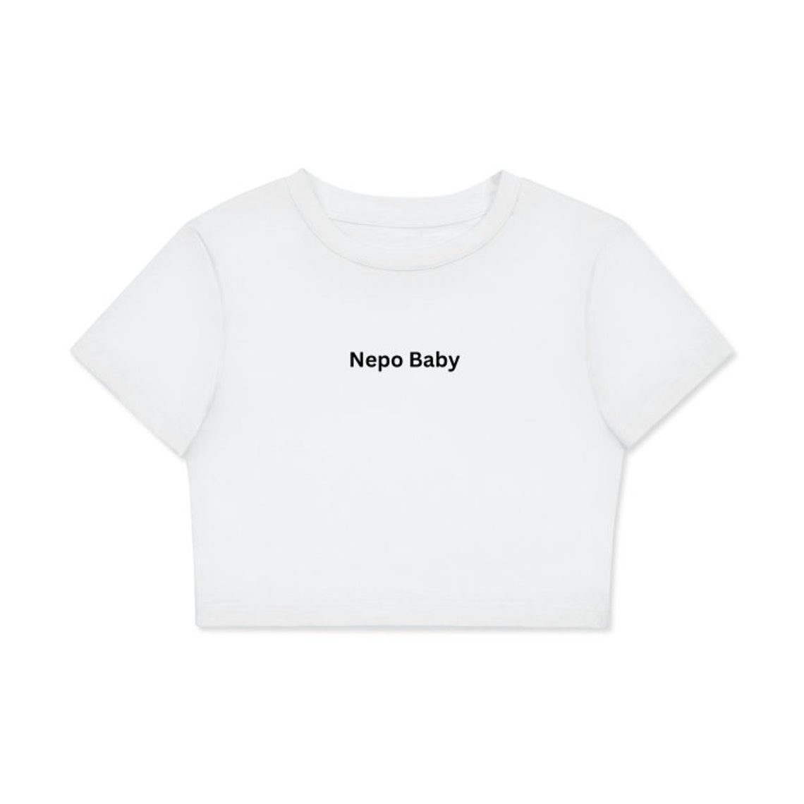Hailey Bieber Style Nepo Baby Crop Top Nepo Baby Shirt Slogan Baby Tee ...