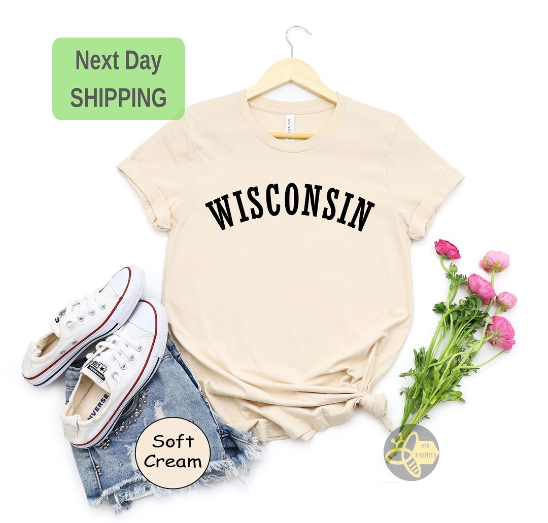 Wisconsin Shirt, Unisex Tee, Home State Shirt, Moving to Wisconsin Gift ...