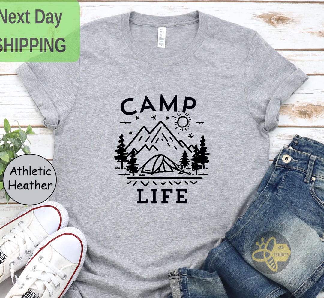Camp Life Shirts, Camping Life Shirts, Summer Camp Vacation Shirts ...