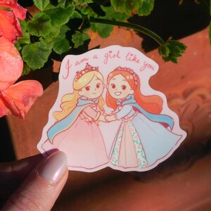Chibi Pink Doll Matte Stickers - Etsy