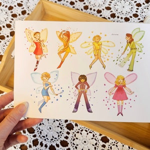 Magic Fairies A5 Print - Etsy