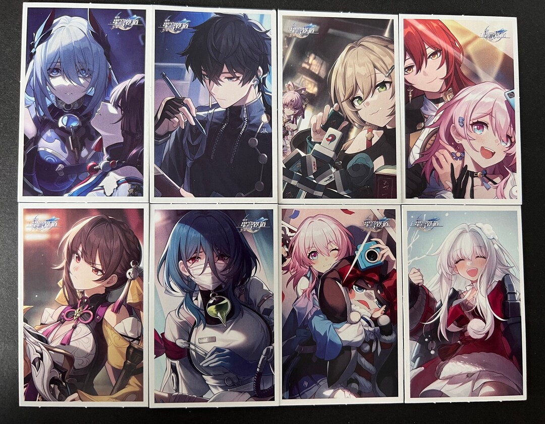 Honkai Star Rail Photocards Light Cones cardstock Edition /collectable ...