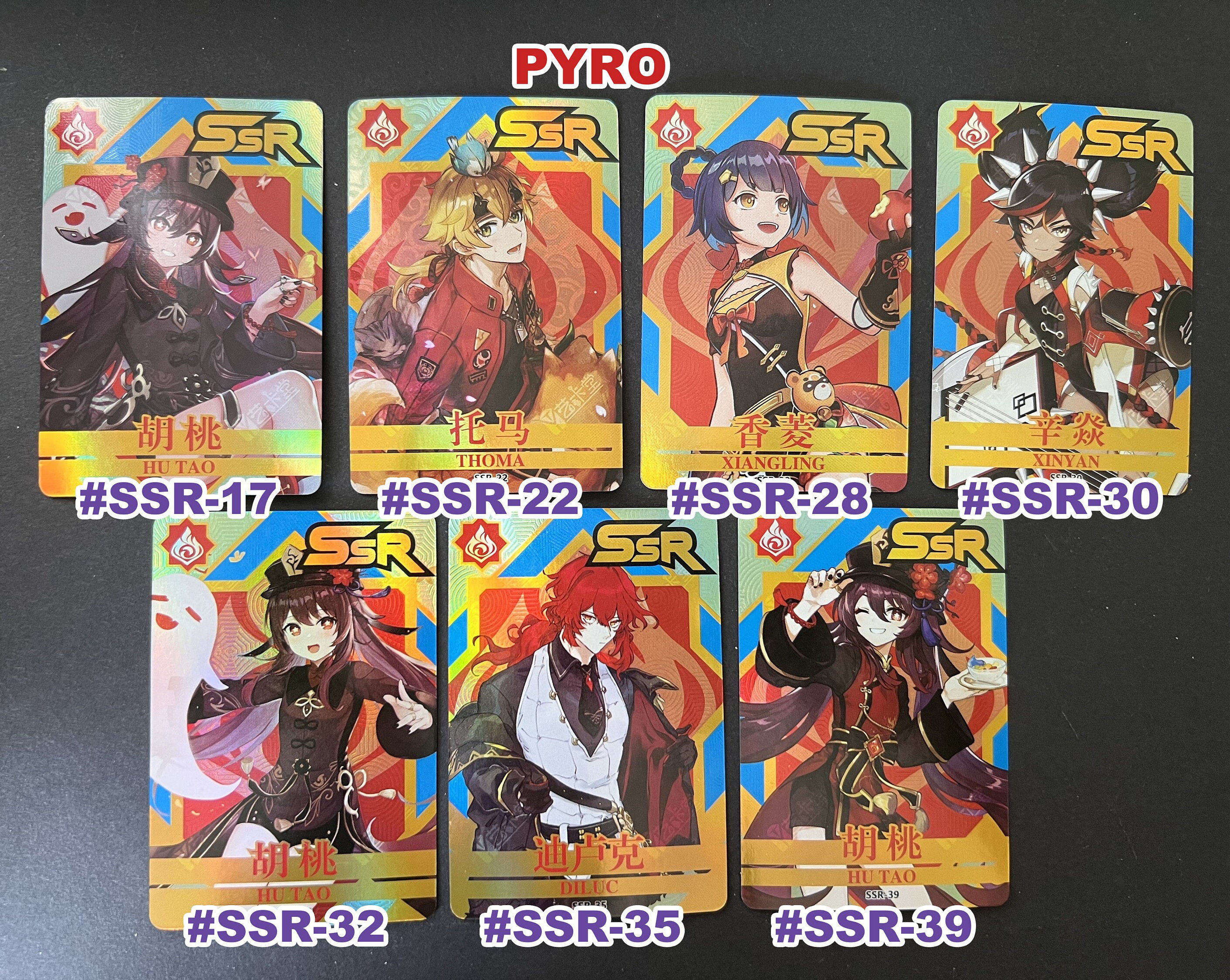 Genshin Impact ALL ELEMENTS - [SSR Rarity] - Character Trading ...