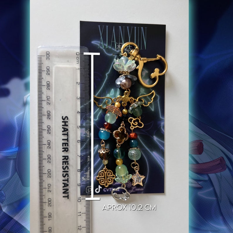 Genshin Impact XIANYUN Inspired | Handmade Beaded Acrylic Metal ...