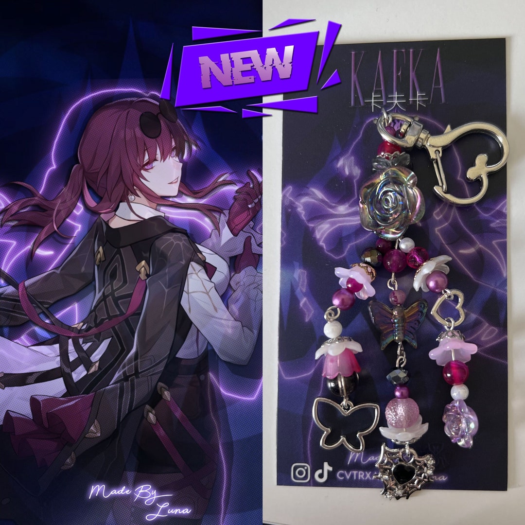 Honkai Star Rail KAFKA Inspired | Handmade Beaded Acrylic Metal ...