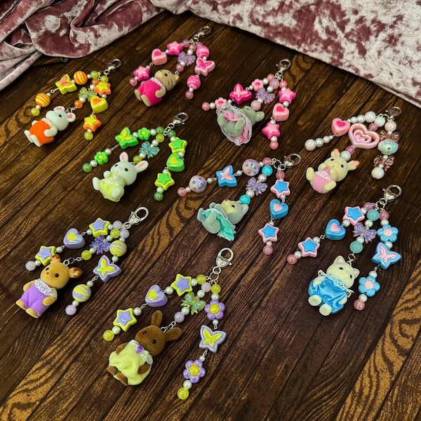 Calico Critter Keychain Cherry - Etsy
