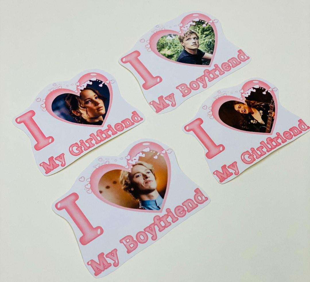 I Love My Boyfriend // Girlfriend Stickers: Hunger Games & the Ballad ...