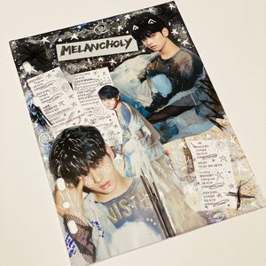 TXT Freefall Melancholy Binder Cover Collages - Etsy