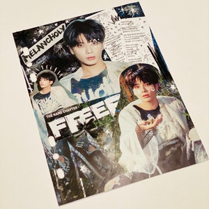 TXT Freefall Melancholy Binder Cover Collages - Etsy