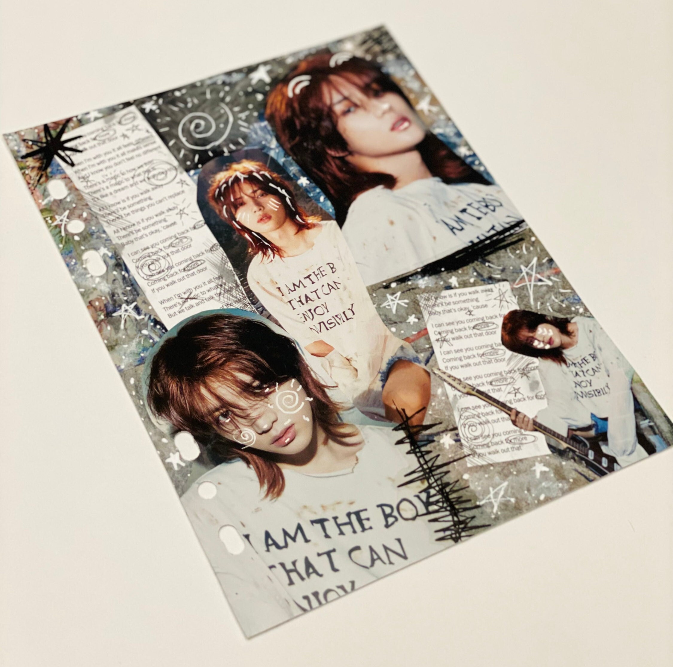 TXT Freefall Melancholy Binder Cover Collages - Etsy