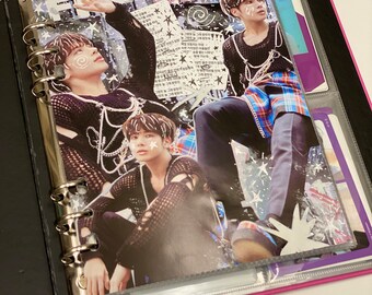 TXT Freefall Melancholy Binder Cover Collages - Etsy