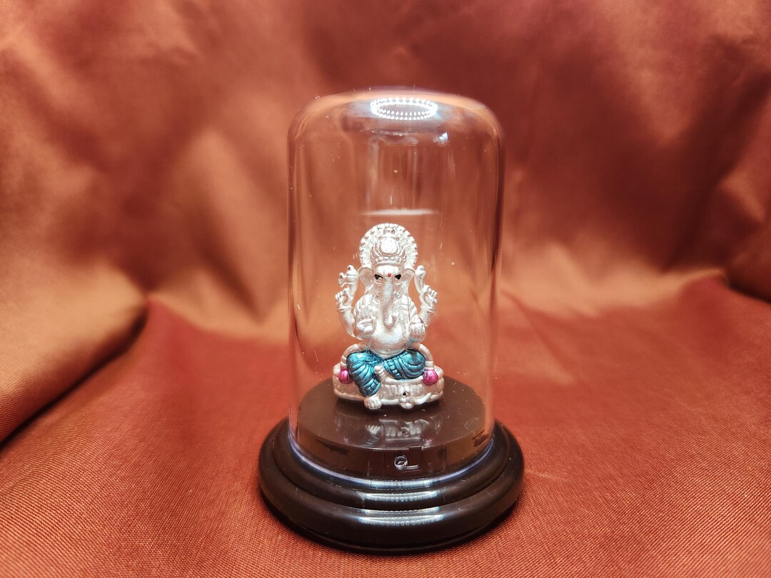 Ganesha - 999 Pure Silver Idol | House Warming Gift | God Idol | Car ...