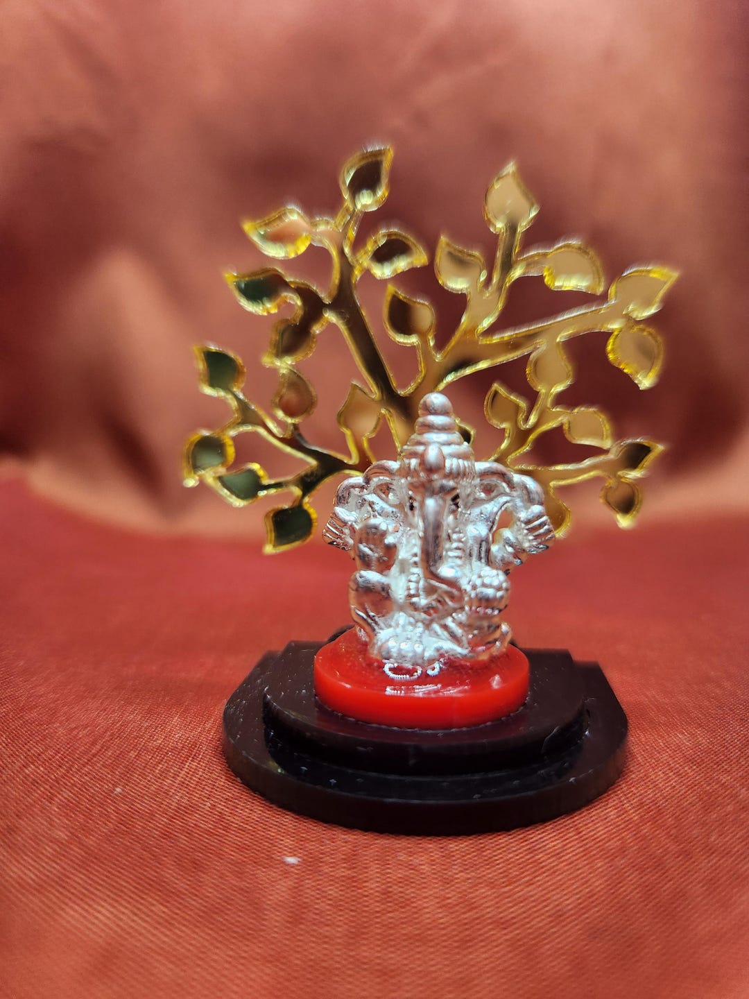 Ganesha - 999 Pure Silver Idol | House Warming Gift | God Idol | Car ...