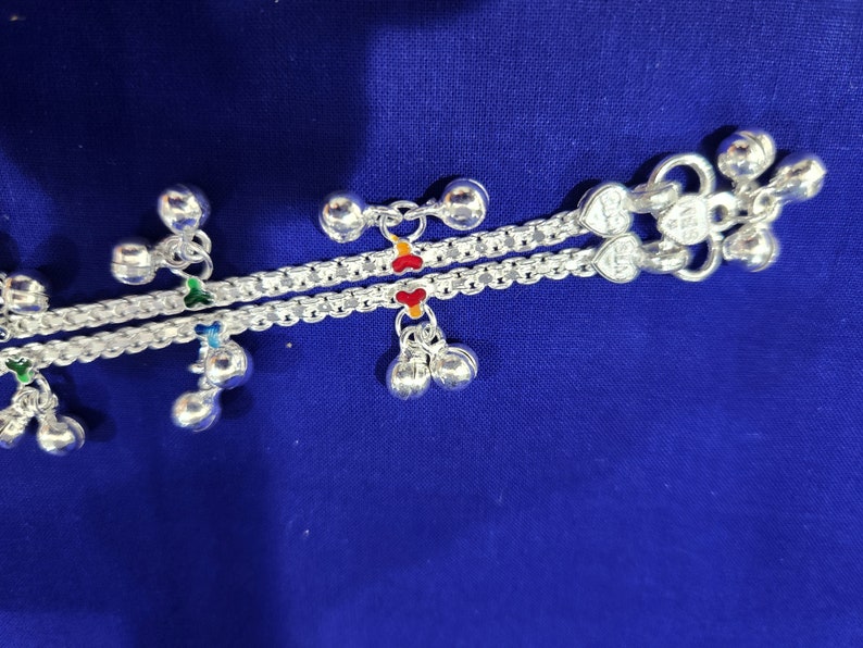 Silver Anklet 800 Pure Silver Payal 800 Sterling Silver Anklet/payal ...