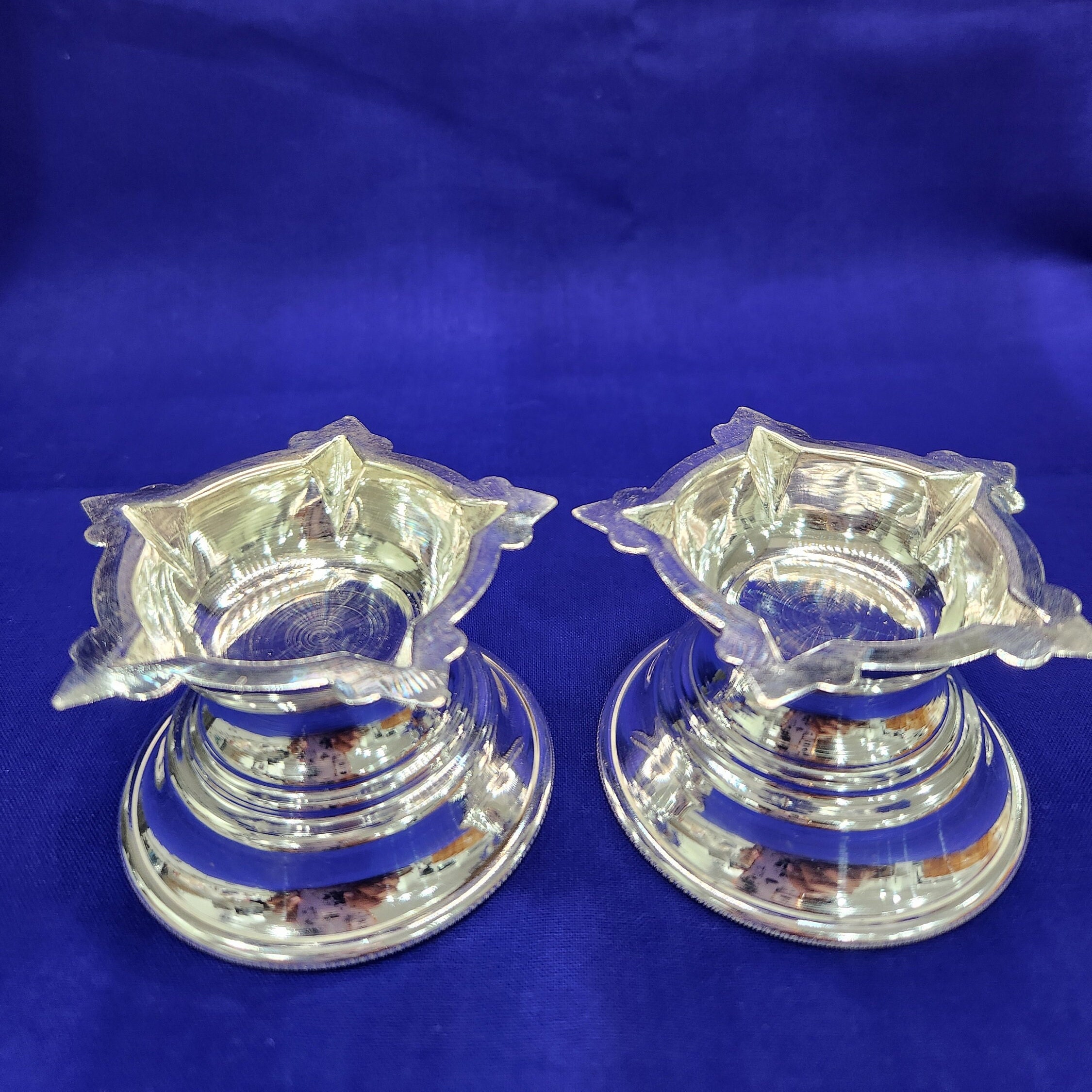 Lamp - 92.5 Pure Silver | 925 Sterling Silver Small Star Lamp Set ...