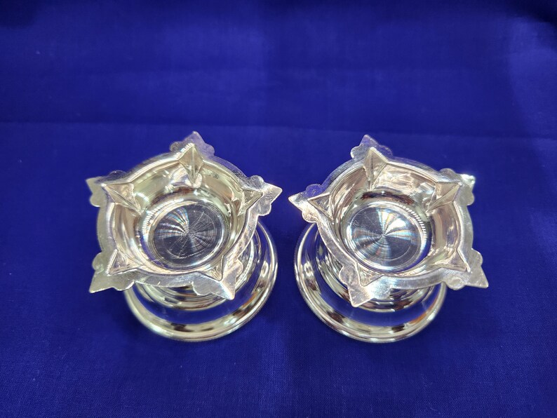 Lamp 92.5 Pure Silver 925 Sterling Silver Small Star Lamp Set / Kuthu ...