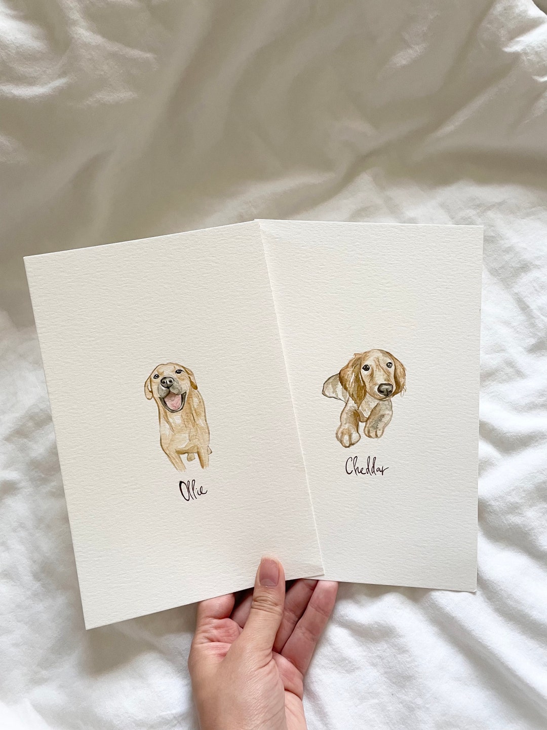 Custom Pet Portraits Using Pet Photo Personalized Digital Dog Portraits ...