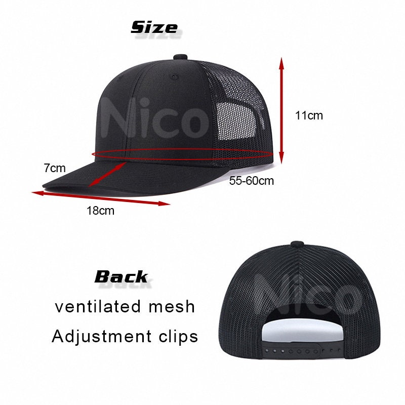 Customs Trucker Hat Leather Patch Hat Custom Pet or Human Portrait ...