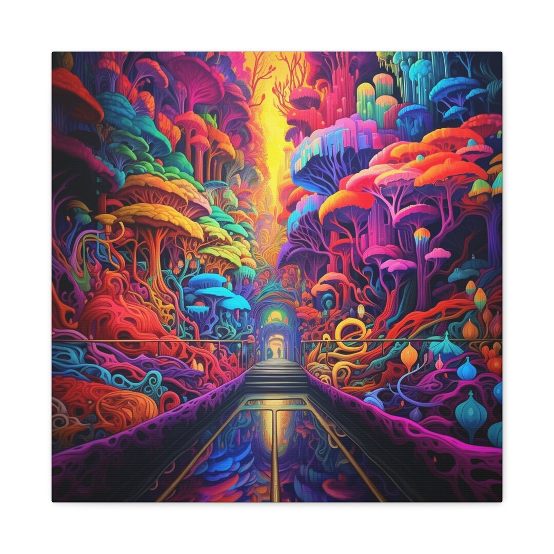 Colorful Alley Painting 8k size in Inches - Etsy