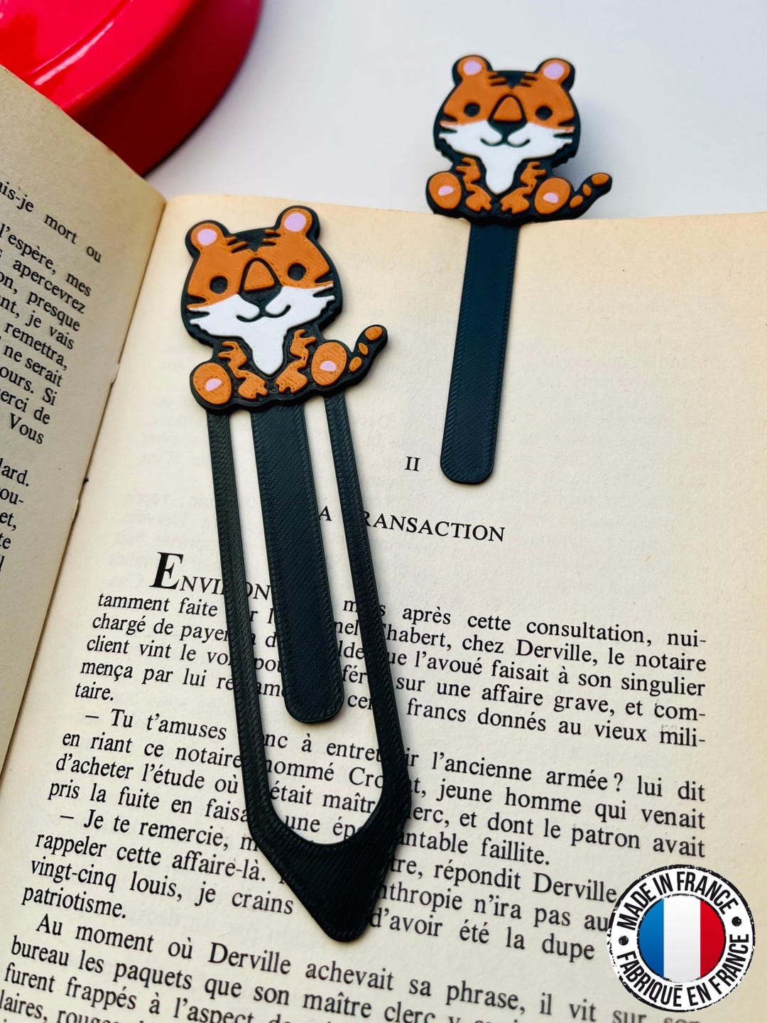 Tiger Bookmark | Safari Animals | Large Bookmark | Gift Idea - Etsy
