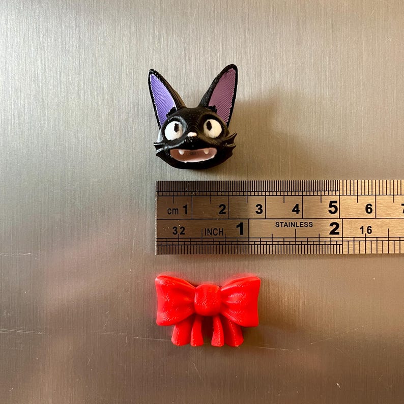 Jiji Refrigerator Magnets | 10 Kiki's Cat Magnets | Gift Idea - Etsy