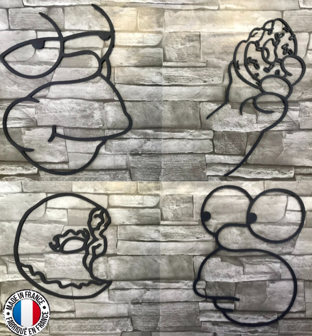 Homer Simpson Minimalist Wall Art Different Models 3D Printing - Etsy