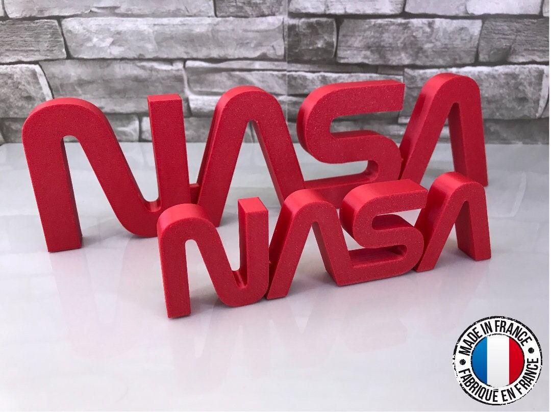 NASA Logo Interior Decoration Different Sizes Gift Idea 3D Printing - Etsy