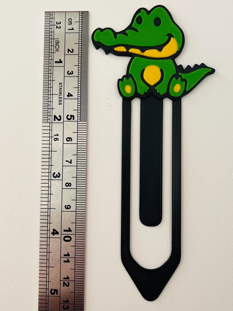 Crocodile Bookmark | Safari Animals | Large Bookmark | Gift Idea - Etsy