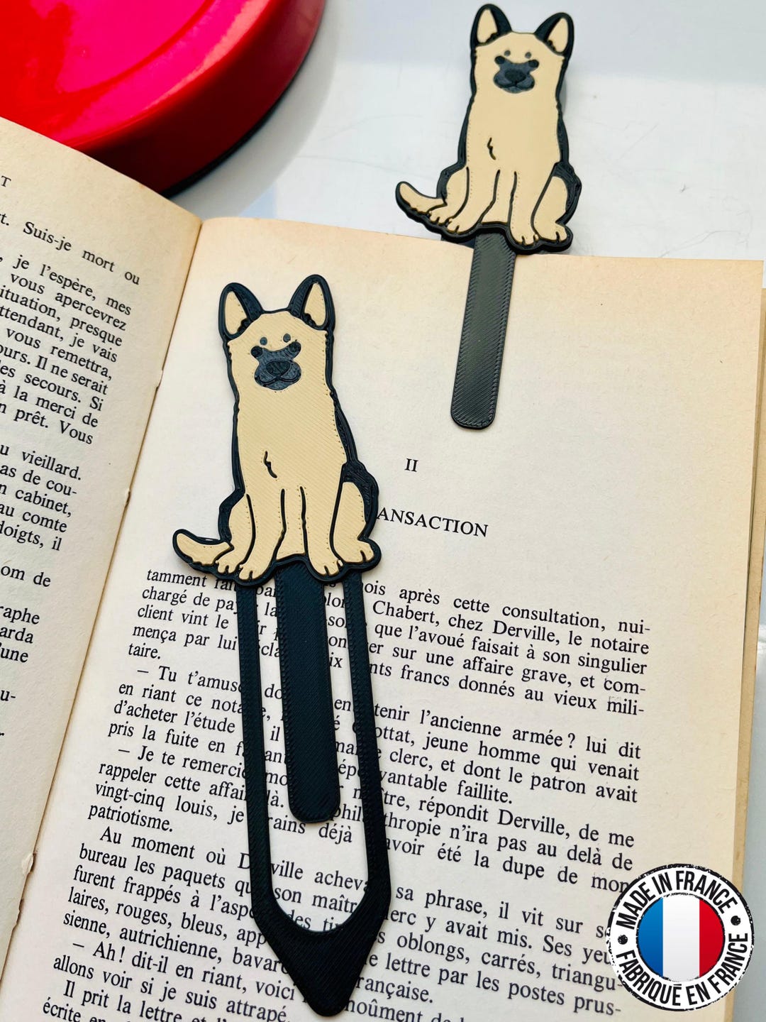 German Shepherd Dog Bookmark | Large Dog | Large Bookmark | Gift Idea ...
