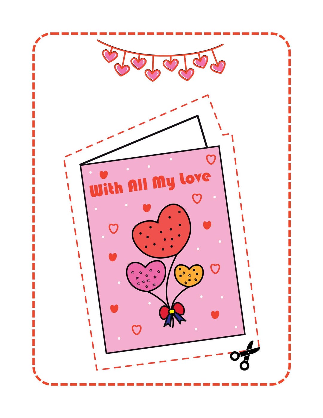 Valentine Scissor Skills - Etsy