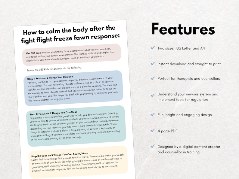 Nervous System States | Fight Flight Freeze and Fawn | Stress Responses ...