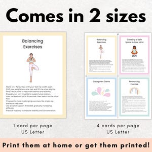 Somatic Therapy Coping Skills Cards: Nervous System Regulation (digital ...