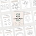 Art Therapy Activities Printable Workbook | 125 Therapeutic Coloring ...