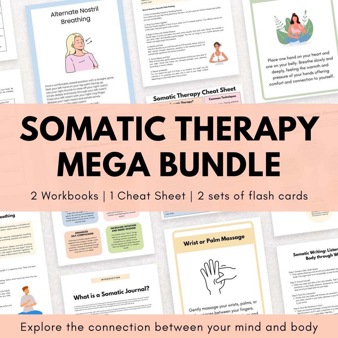 Somatic Therapy Bundle, Somatic Healing & Exercises, Emotional ...