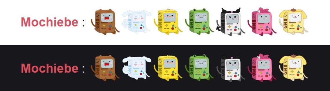 Cute Adventure Time BMO Character Sub or Bit Badges/emotes for Twitch ...